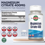 KAL magnesium citrate 400 mg dosage