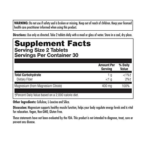 KAL magnesium citrate for muscle health