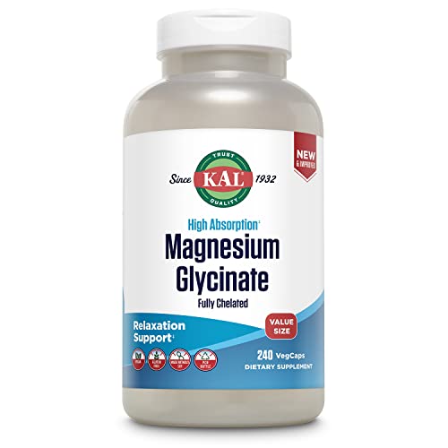 KAL magnesium glycinate 200 mg capsules