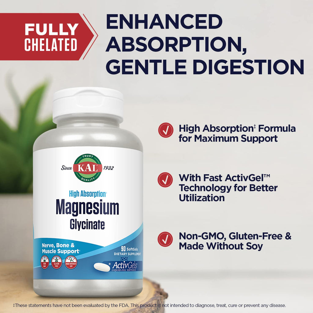 KAL magnesium glycinate benefits