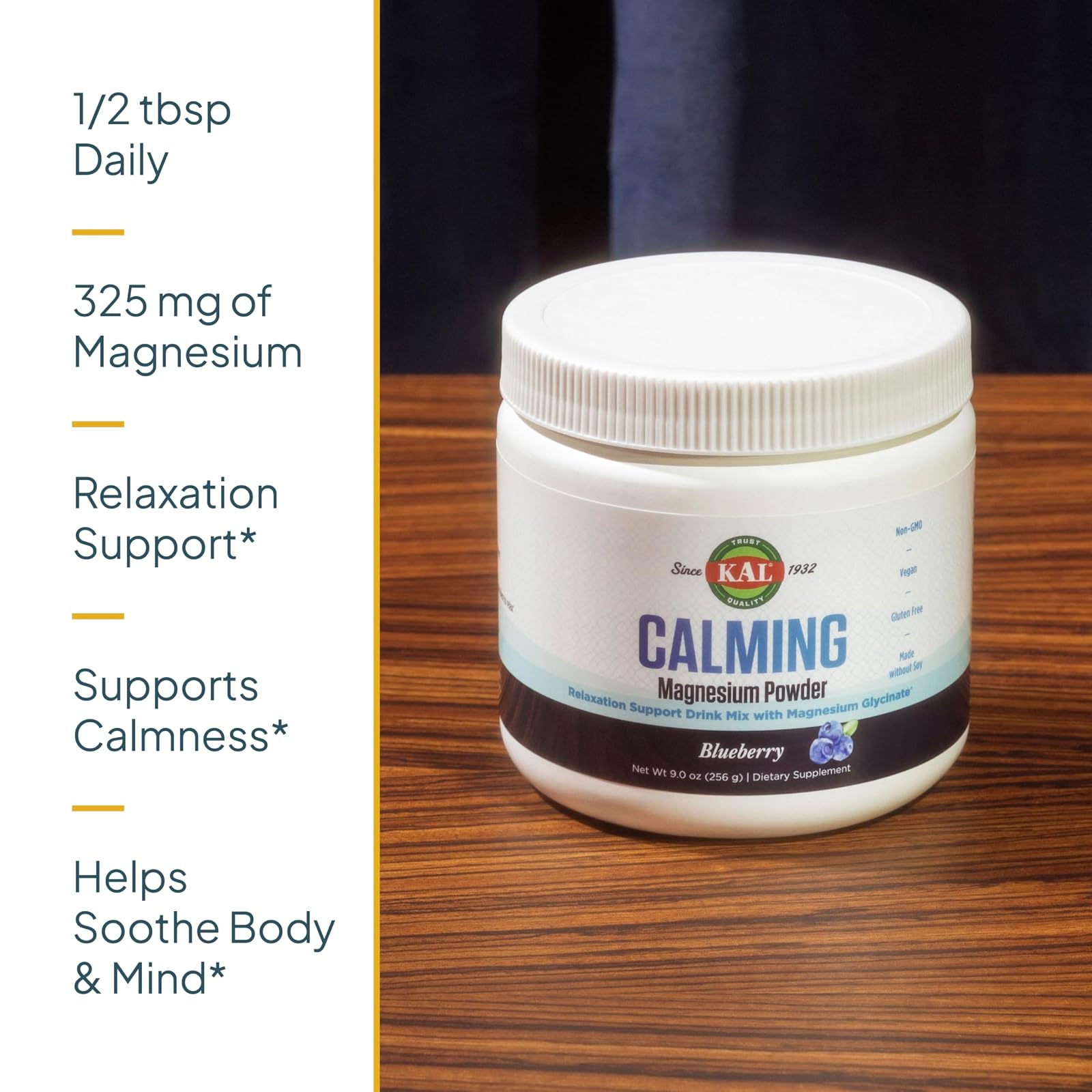 KAL magnesium glycinate for stress relief