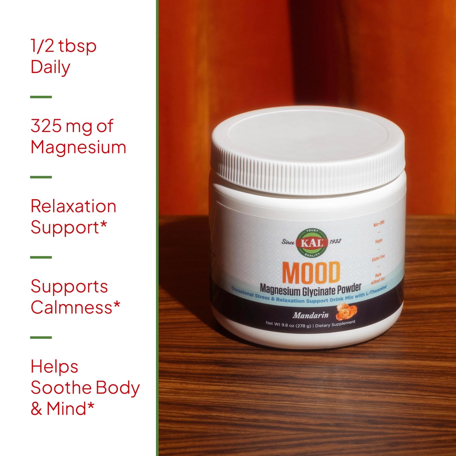 KAL magnesium glycinate for stress relief