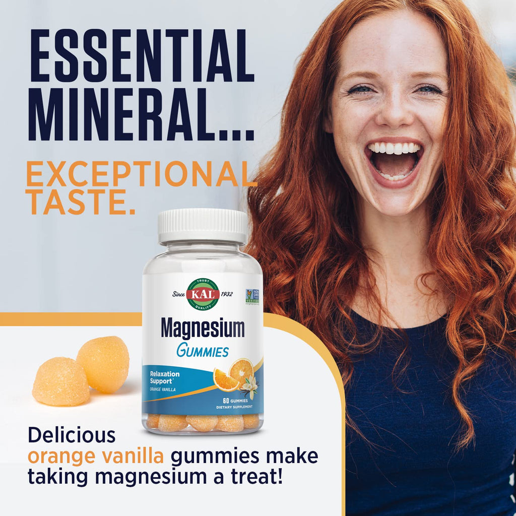 KAL magnesium gummies for stress relief