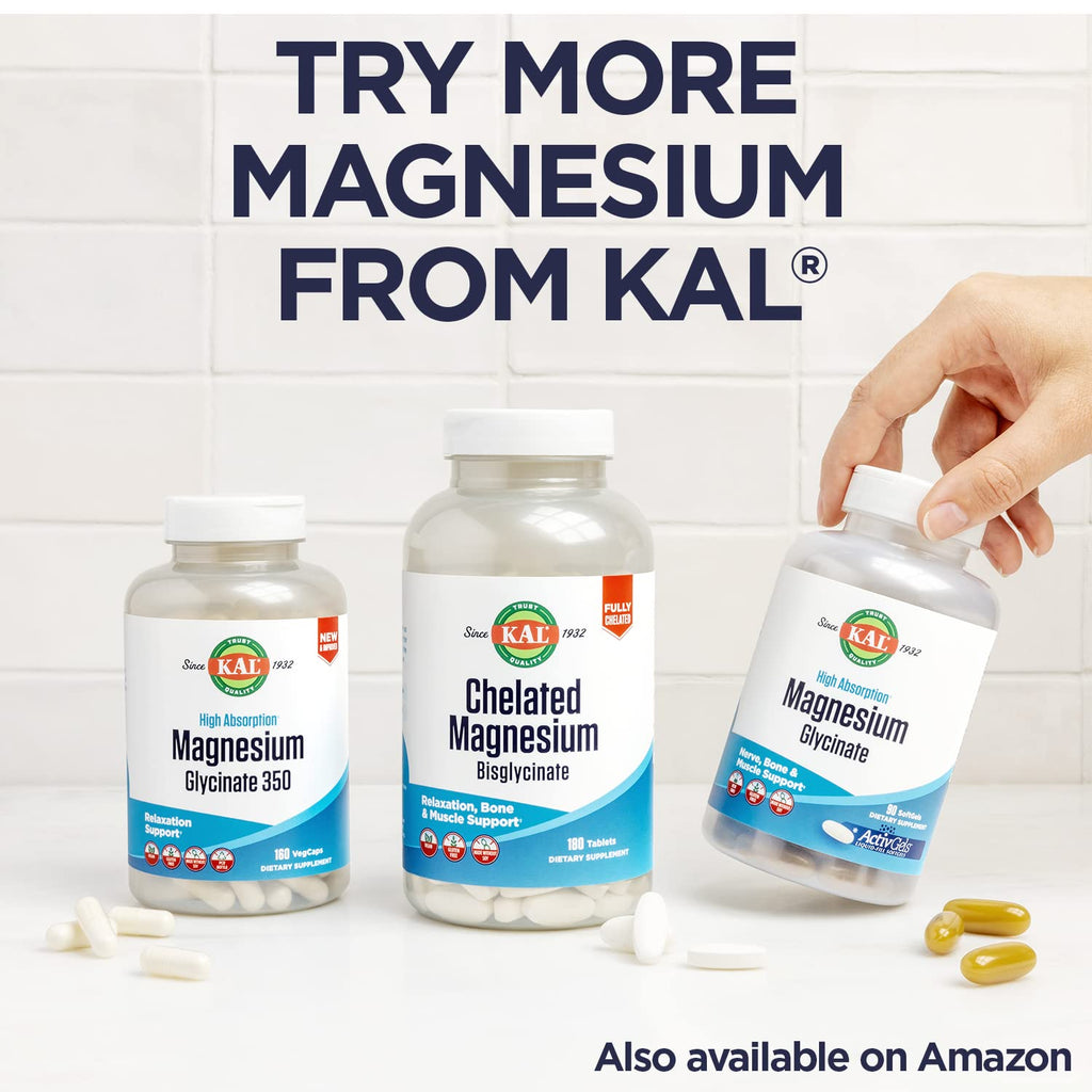 Kal magnesium tablets for stress relief