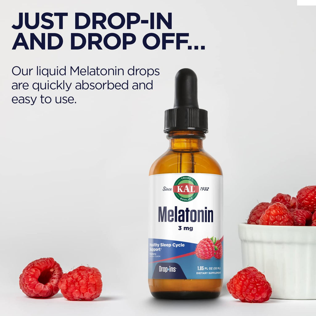 KAL melatonin drops for better sleep