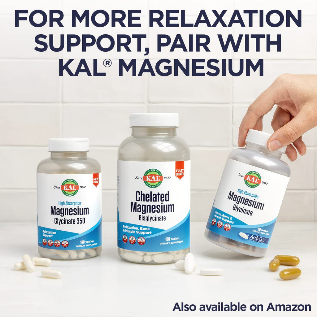 KAL melatonin for improved sleep patterns