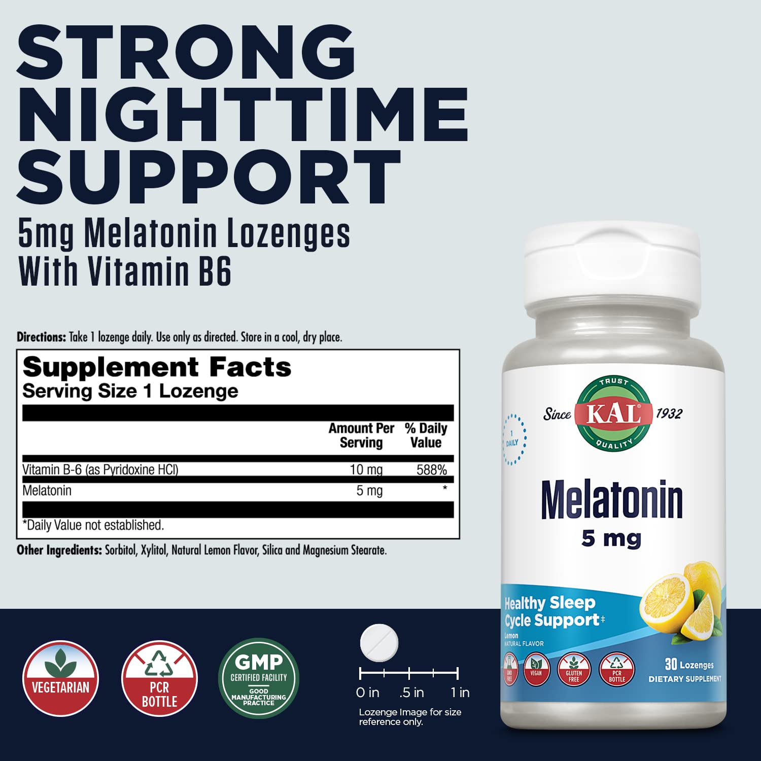 KAL melatonin gummies for relaxation