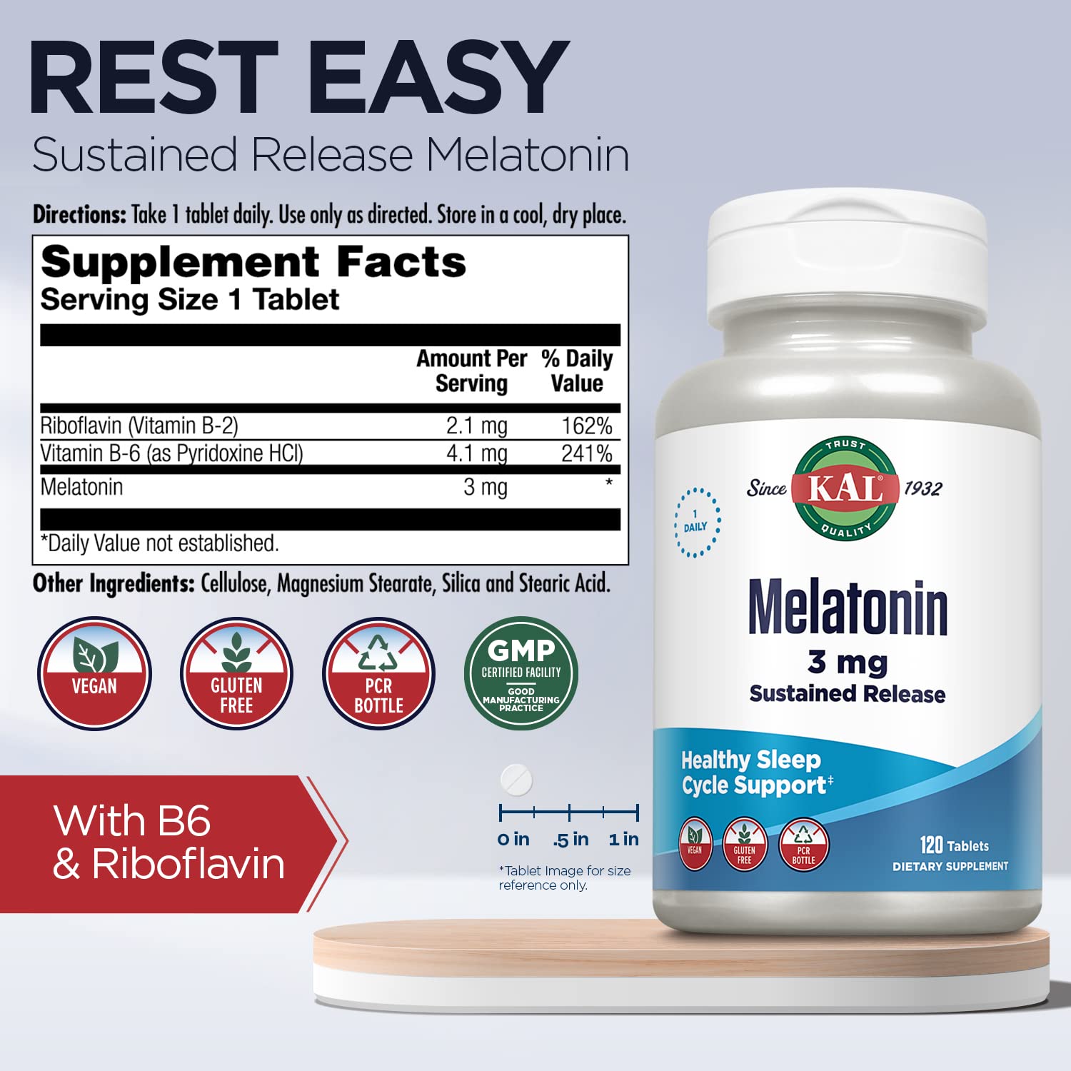 KAL melatonin support for relaxation