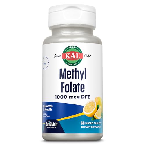 KAL methyl folate 1000 mcg tablets