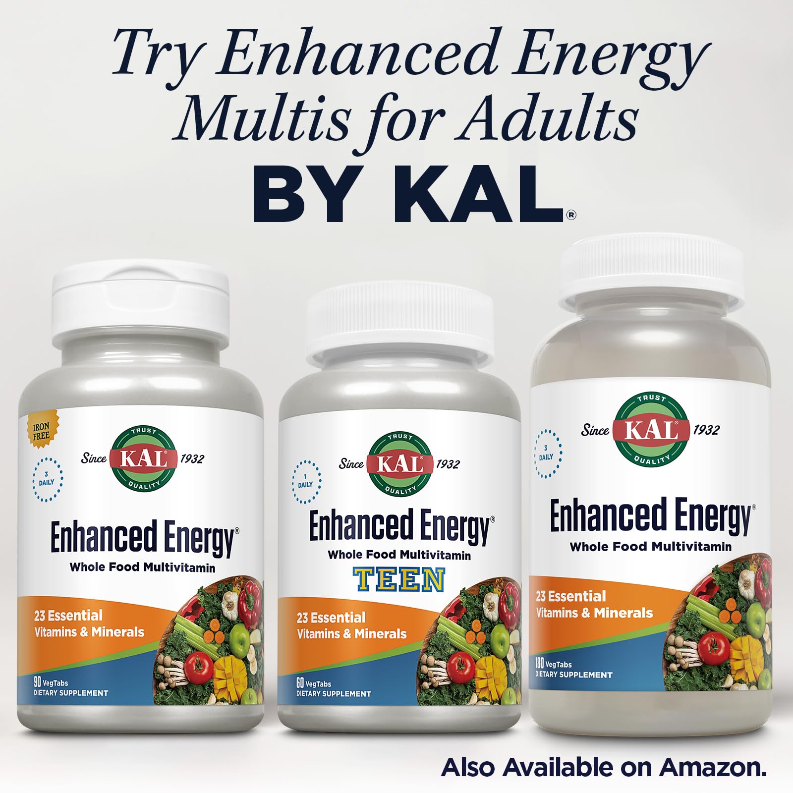 KAL multivitamin tablets for growing teens