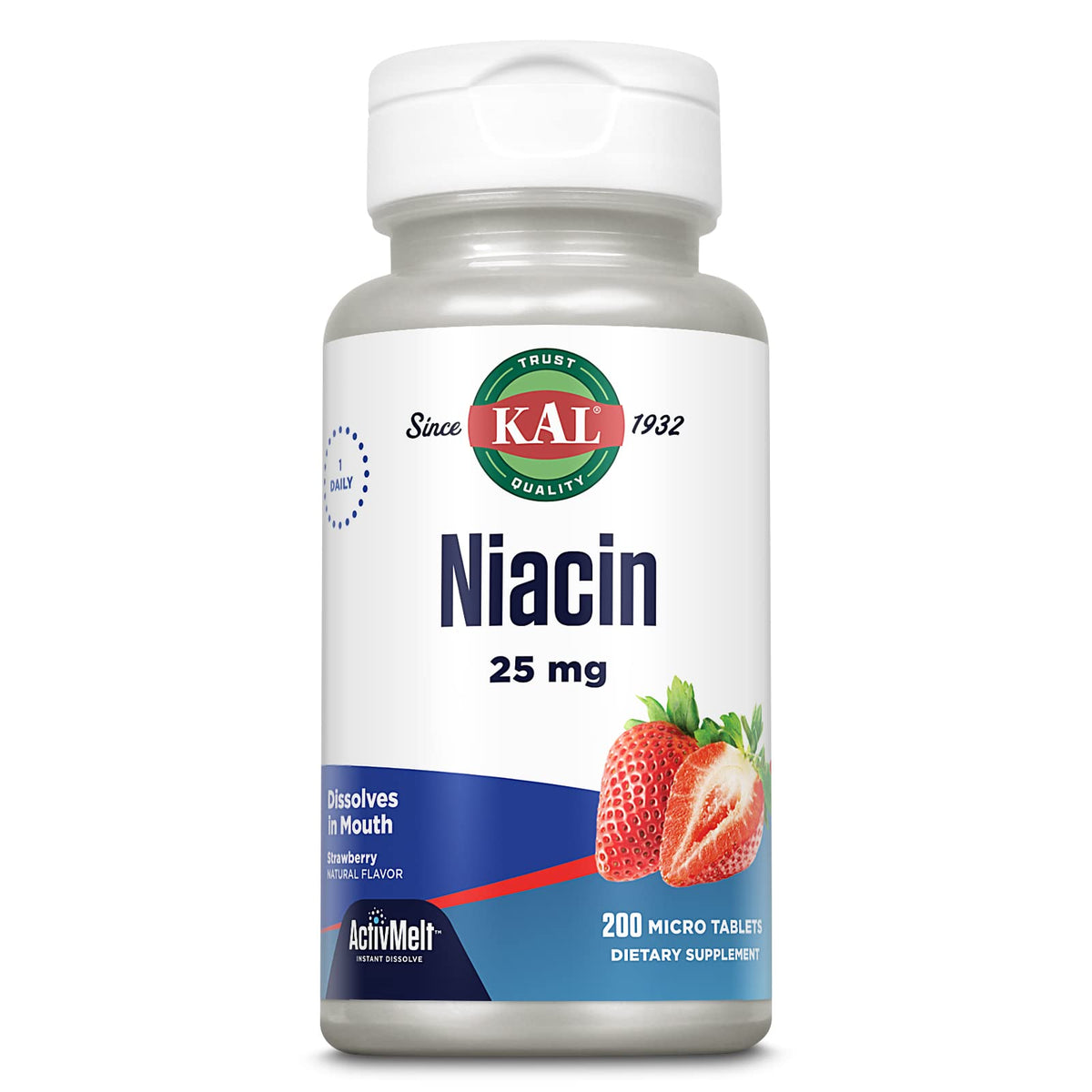 Kal Niacin 25 mg strawberry flavour