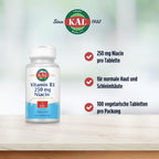 Kal Niacin tablets for healthy skin