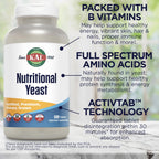 KAL nutritional yeast for energy support