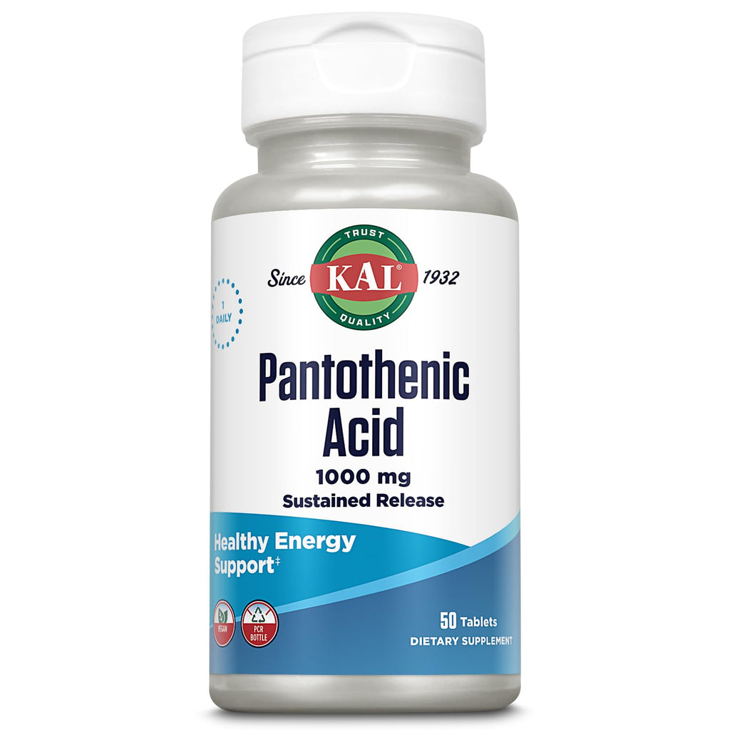 KAL Pantothenic Acid 1000 mg tablets