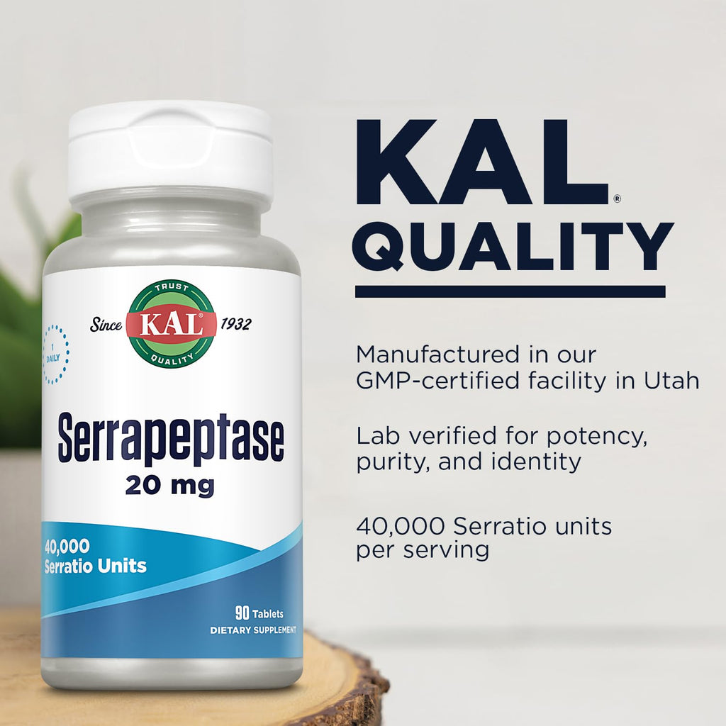 KAL Serrapeptase for better digestion