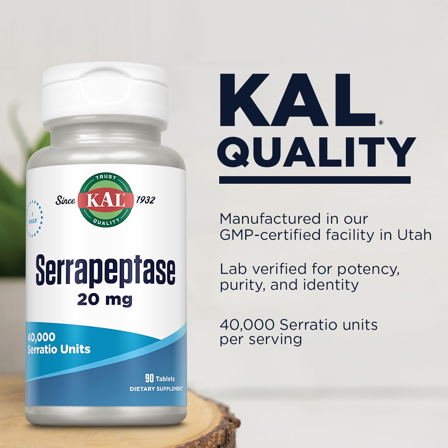 KAL Serrapeptase for better digestion