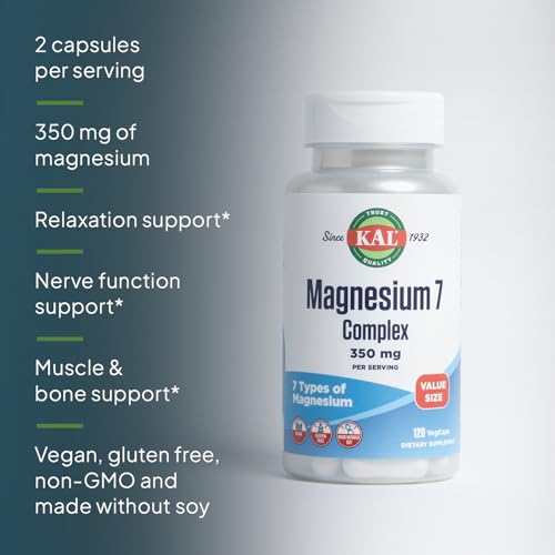 KAL vegcaps for daily magnesium intake