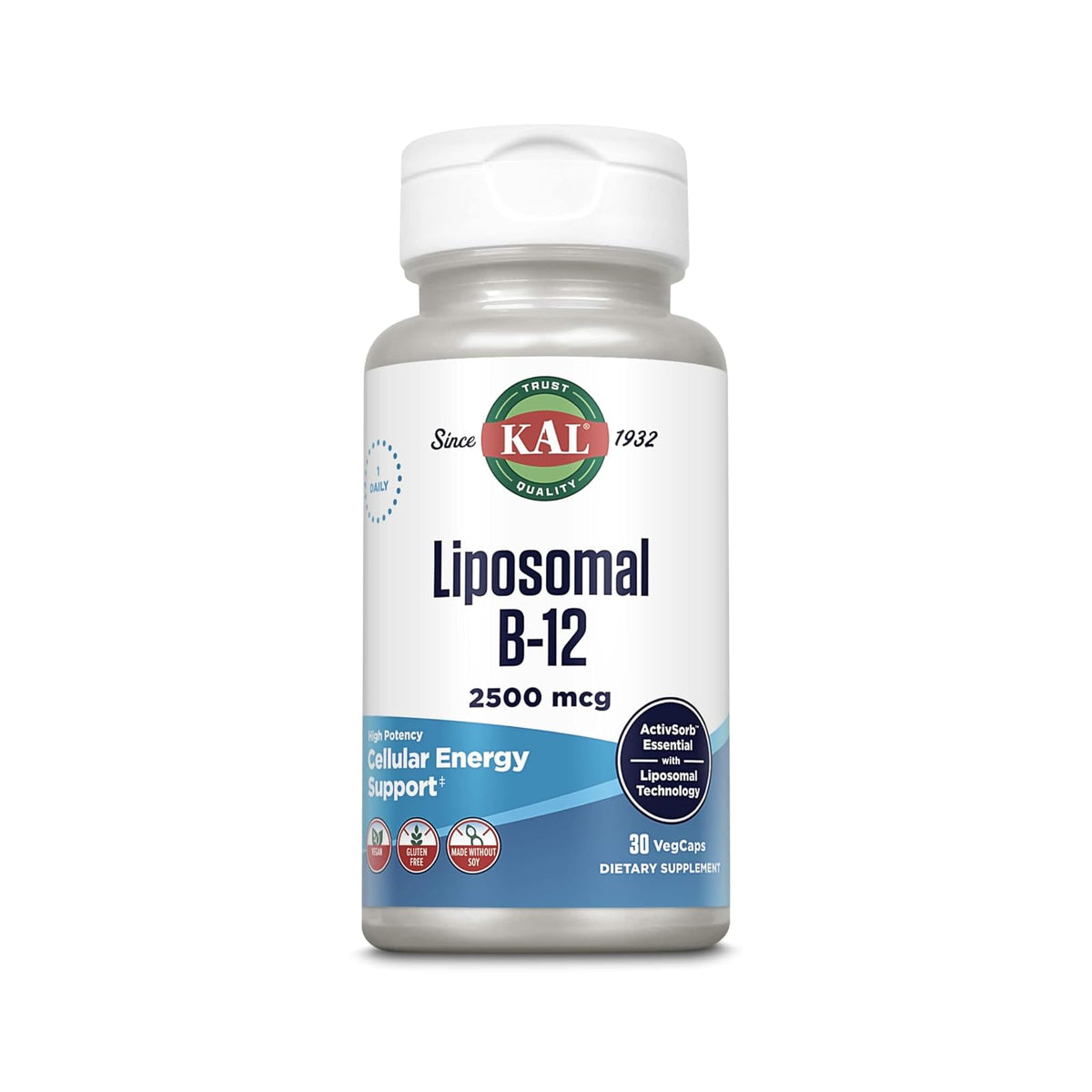KAL vitamin B12 2500 mcg capsules