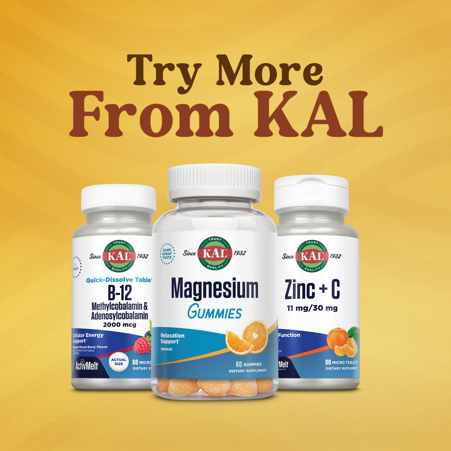 KAL vitamin B12 for nerve health