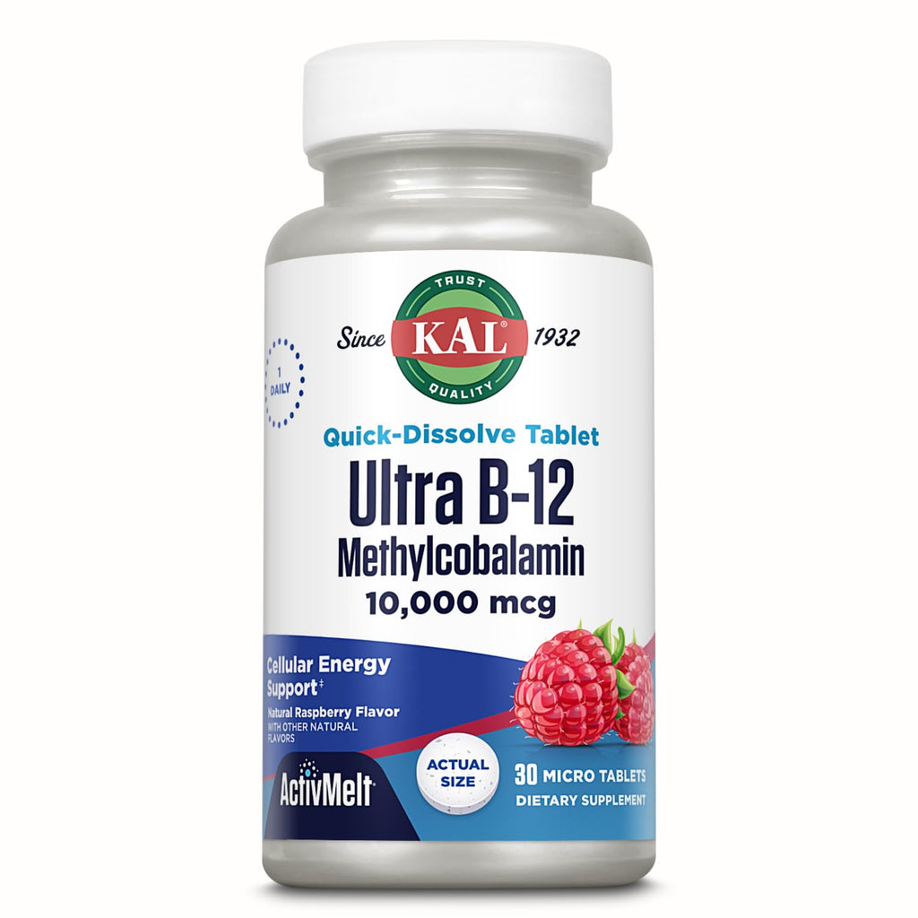 KAL vitamin B12 raspberry melts