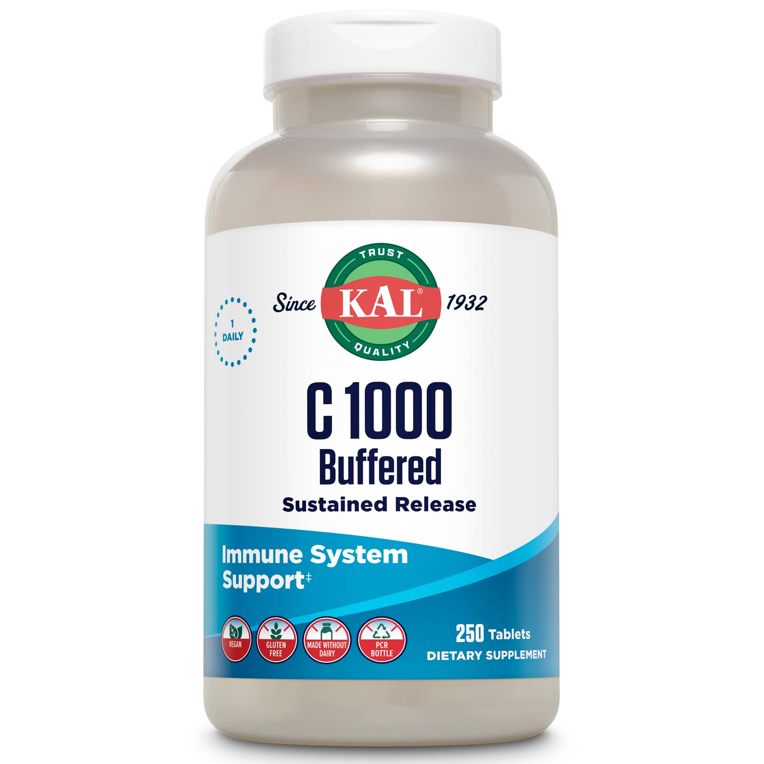KAL vitamin C 1000mg tablets