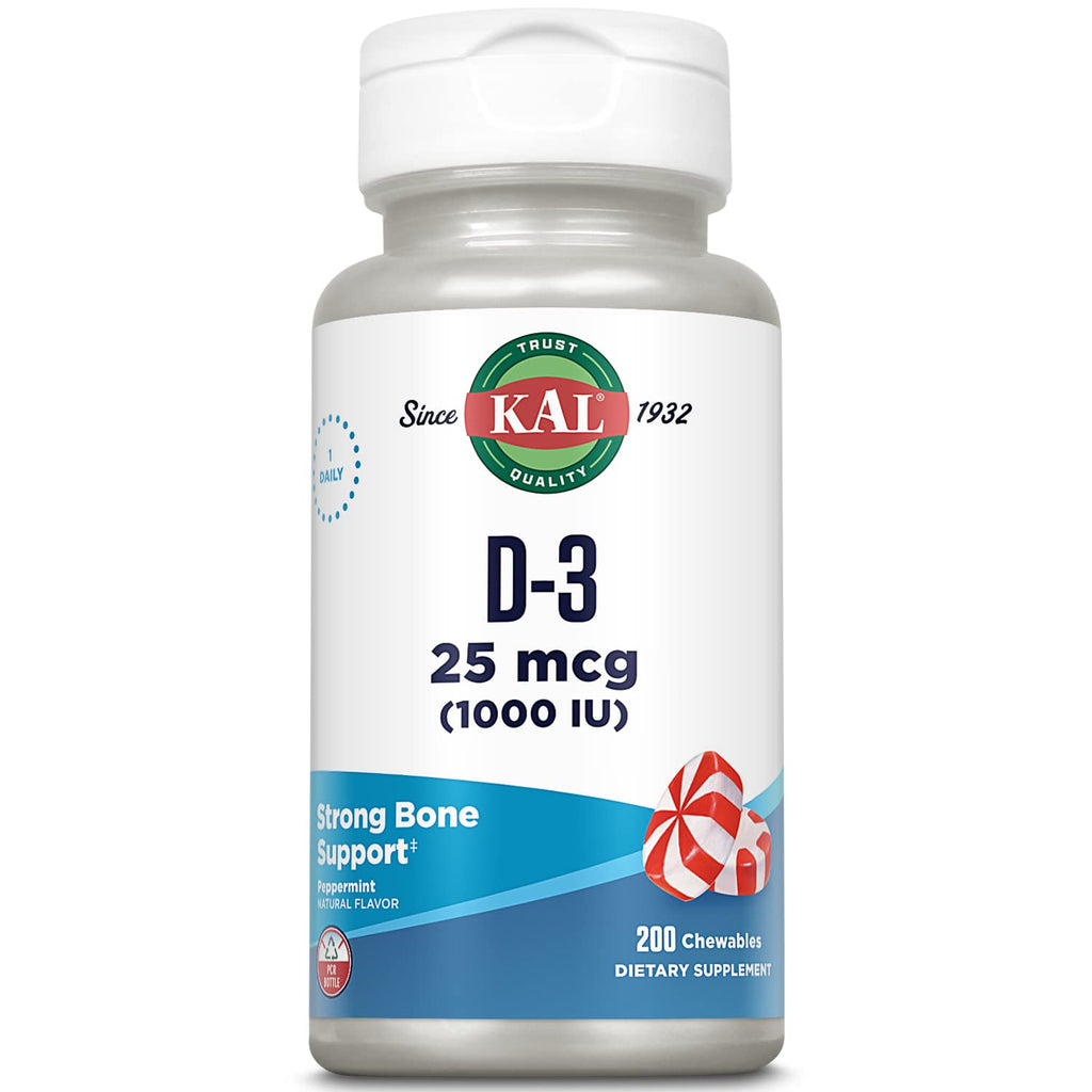 KAL Vitamin D chewable supplements