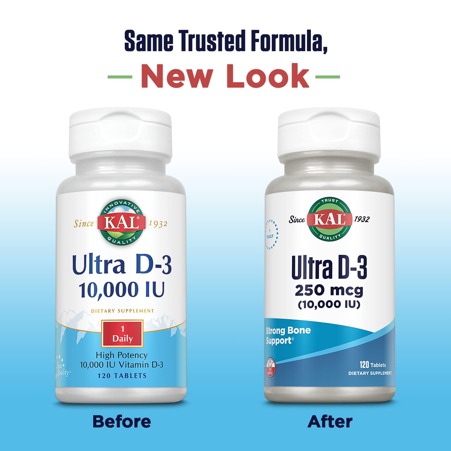 KAL vitamin D3 10,000 IU tablets