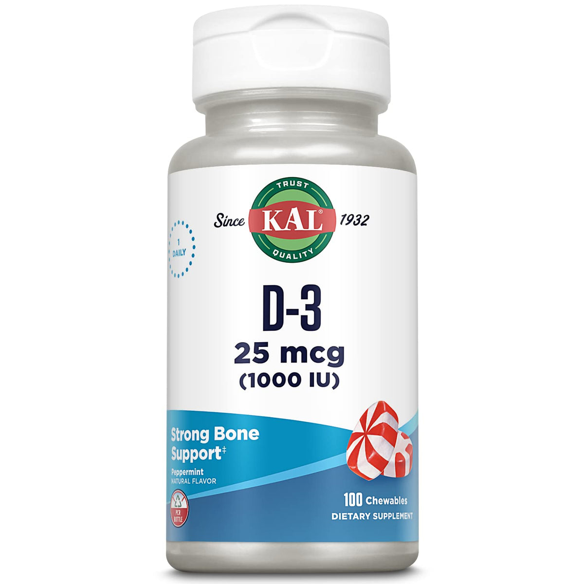 KAL Vitamin D3 chewable supplements
