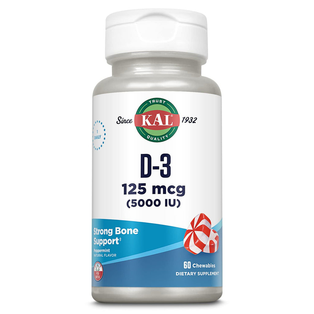 KAL Vitamin D3 chewable tablets