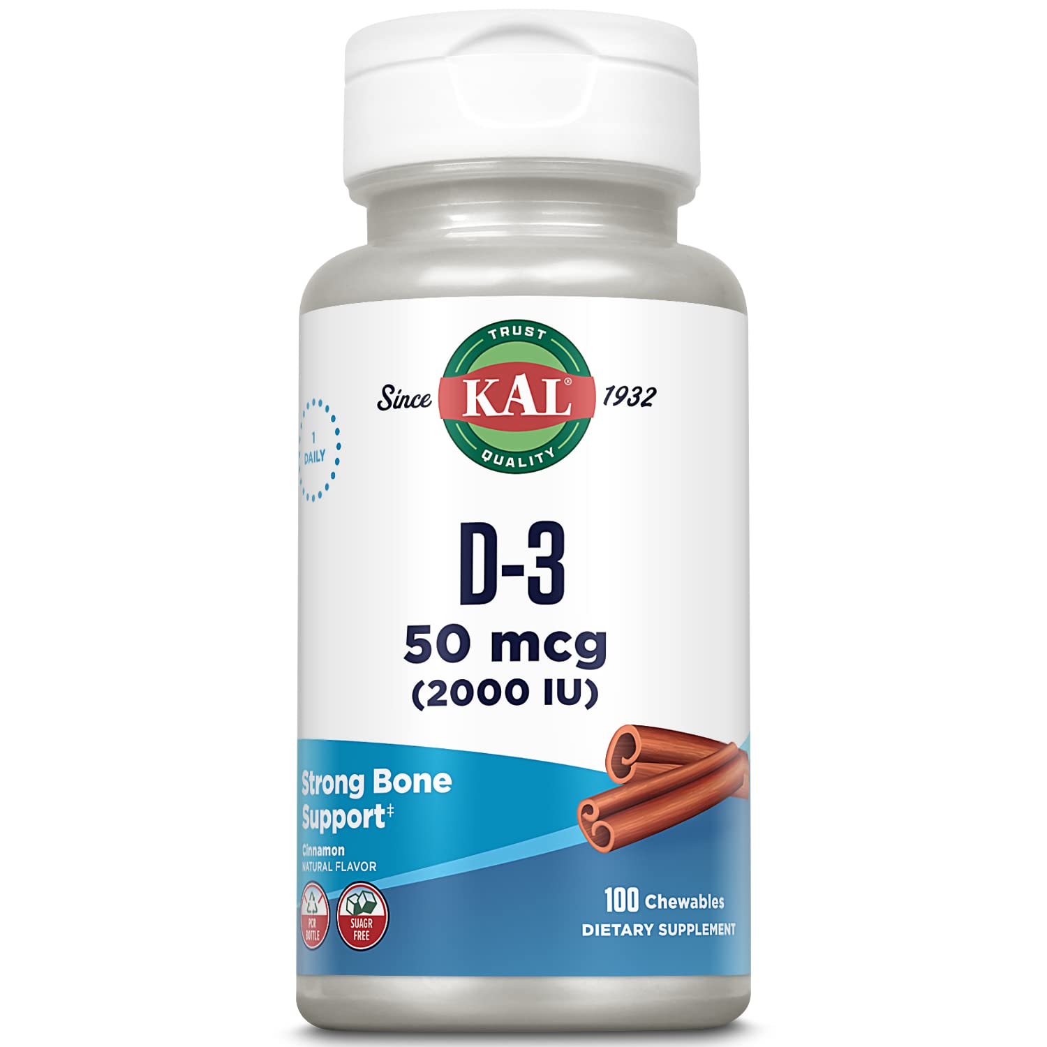 KAL Vitamin D3 chewable tablets