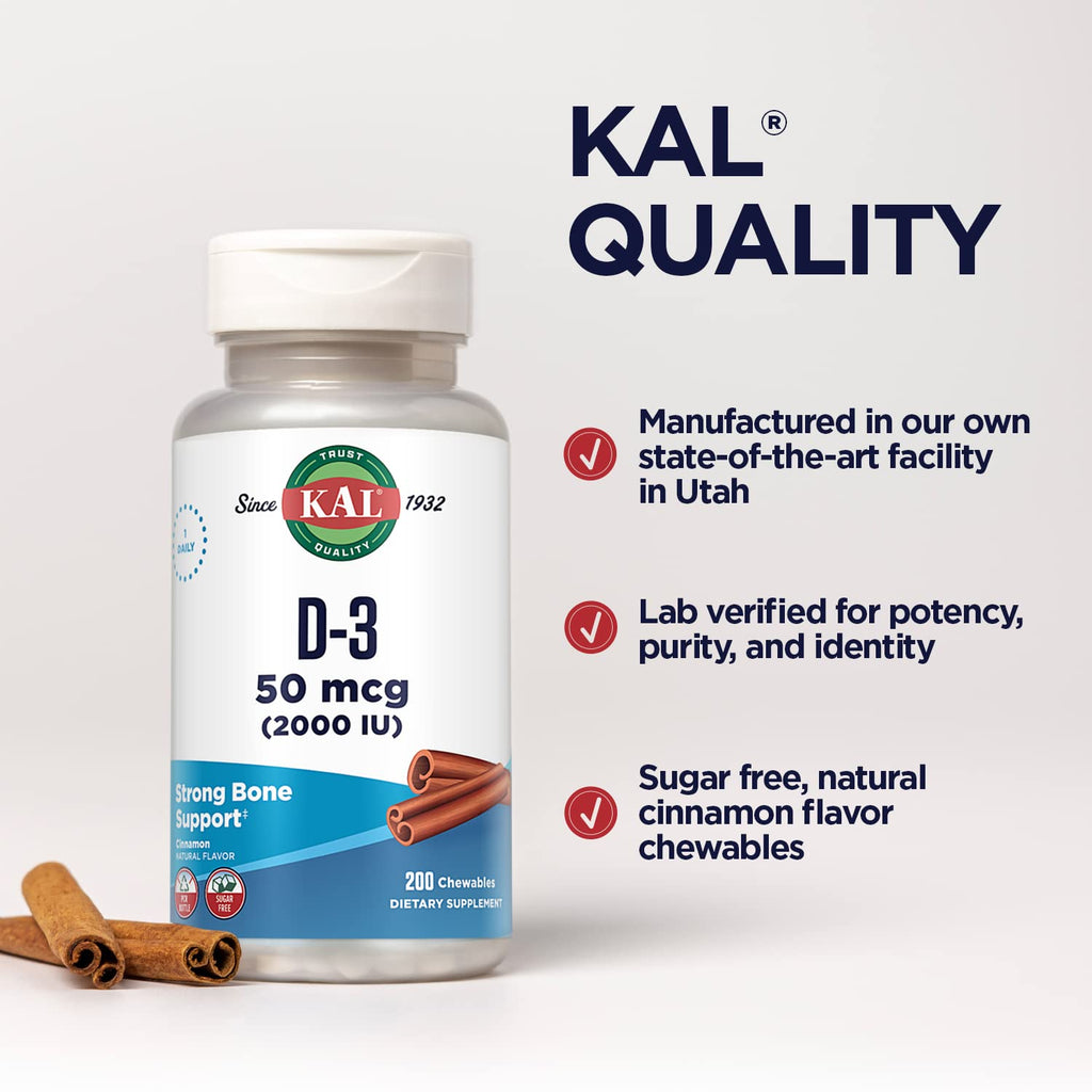 KAL Vitamin D3 for daily wellness