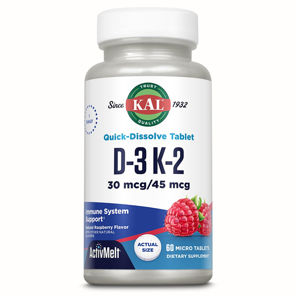 KAL vitamin D3 K2 micro tablets