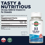 KAL Vitamin D3 promotes bone health