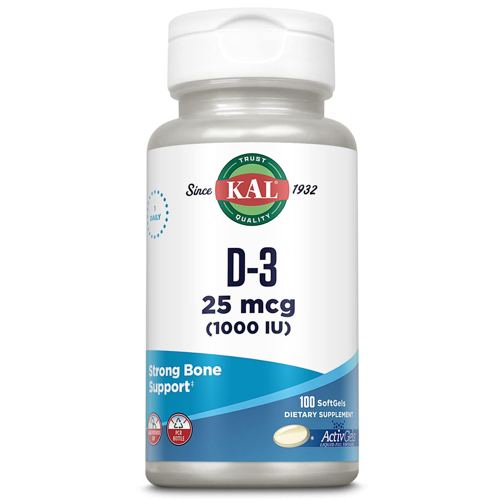 KAL Vitamin D3 softgels for immunity