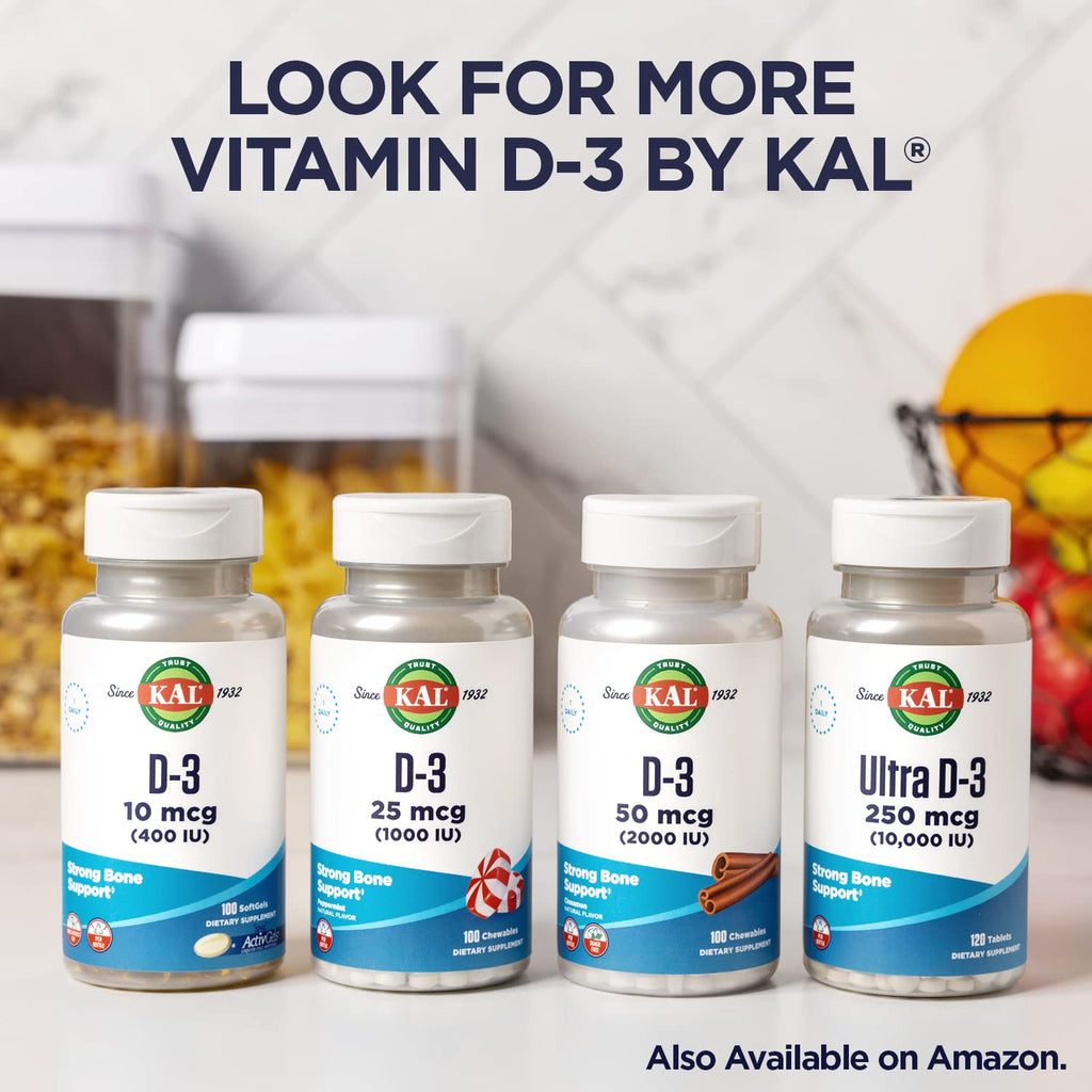KAL Vitamin D3 with K2 benefits