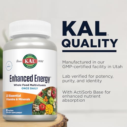 KAL vitamins for sustained energy boost