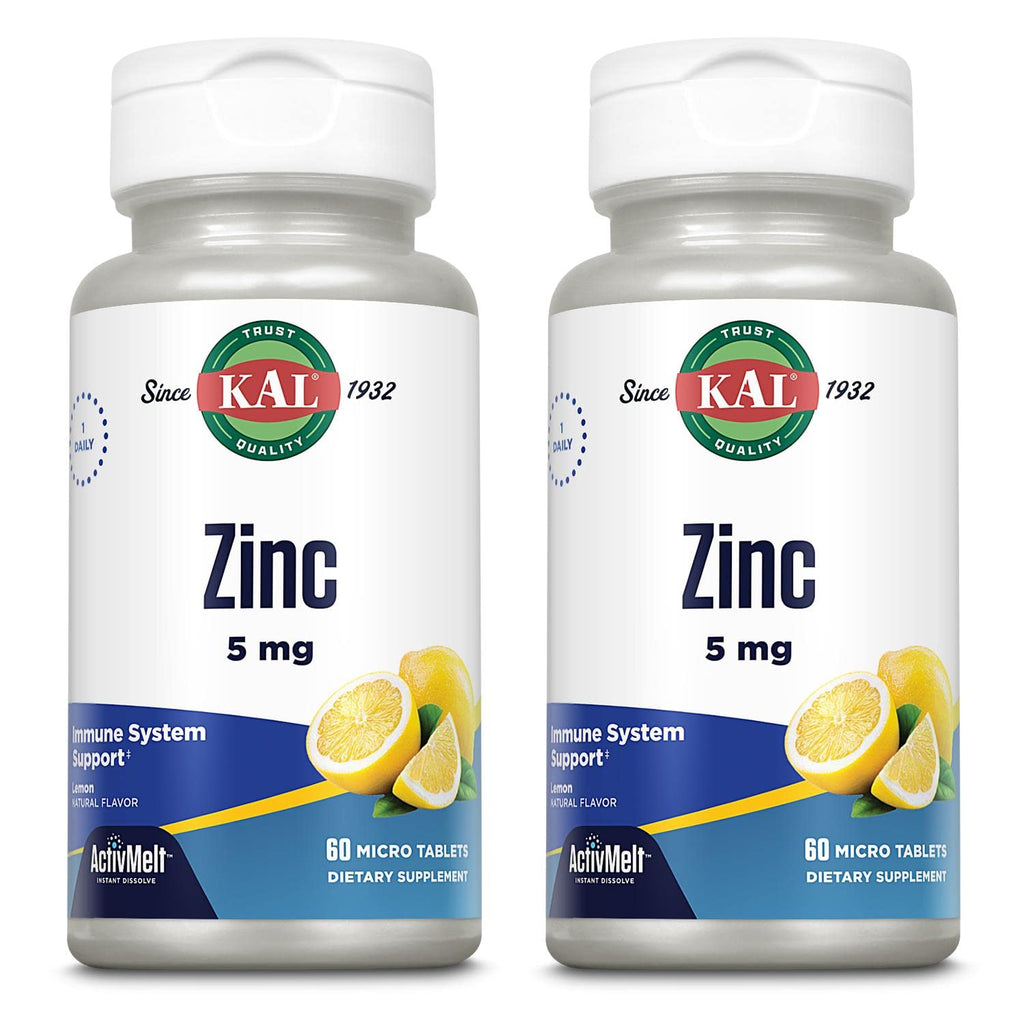 Kal zinc tablets for immune support