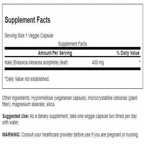 Kale extract for optimal nutrition