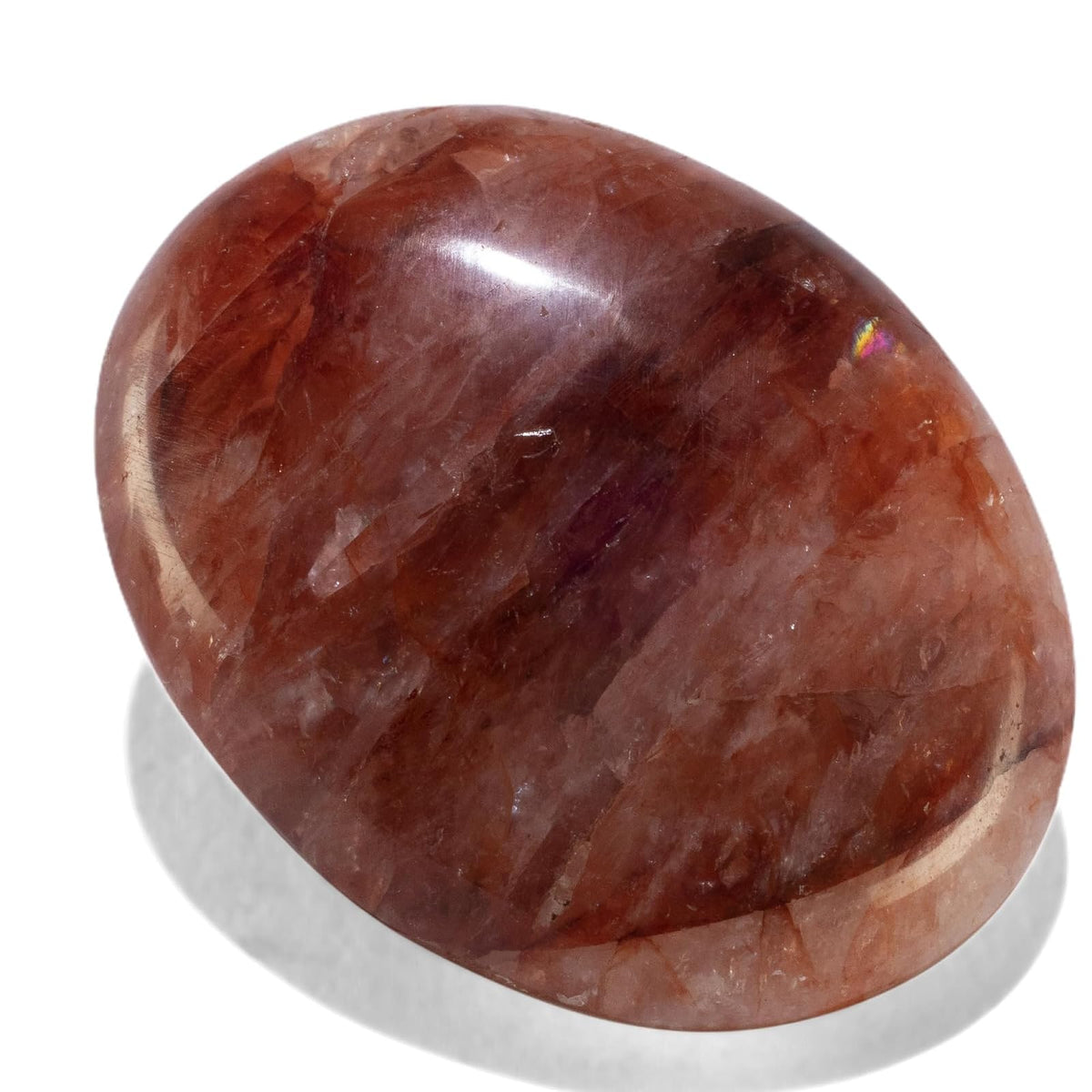KALIFANO Fire Quartz Palm Stone healing properties