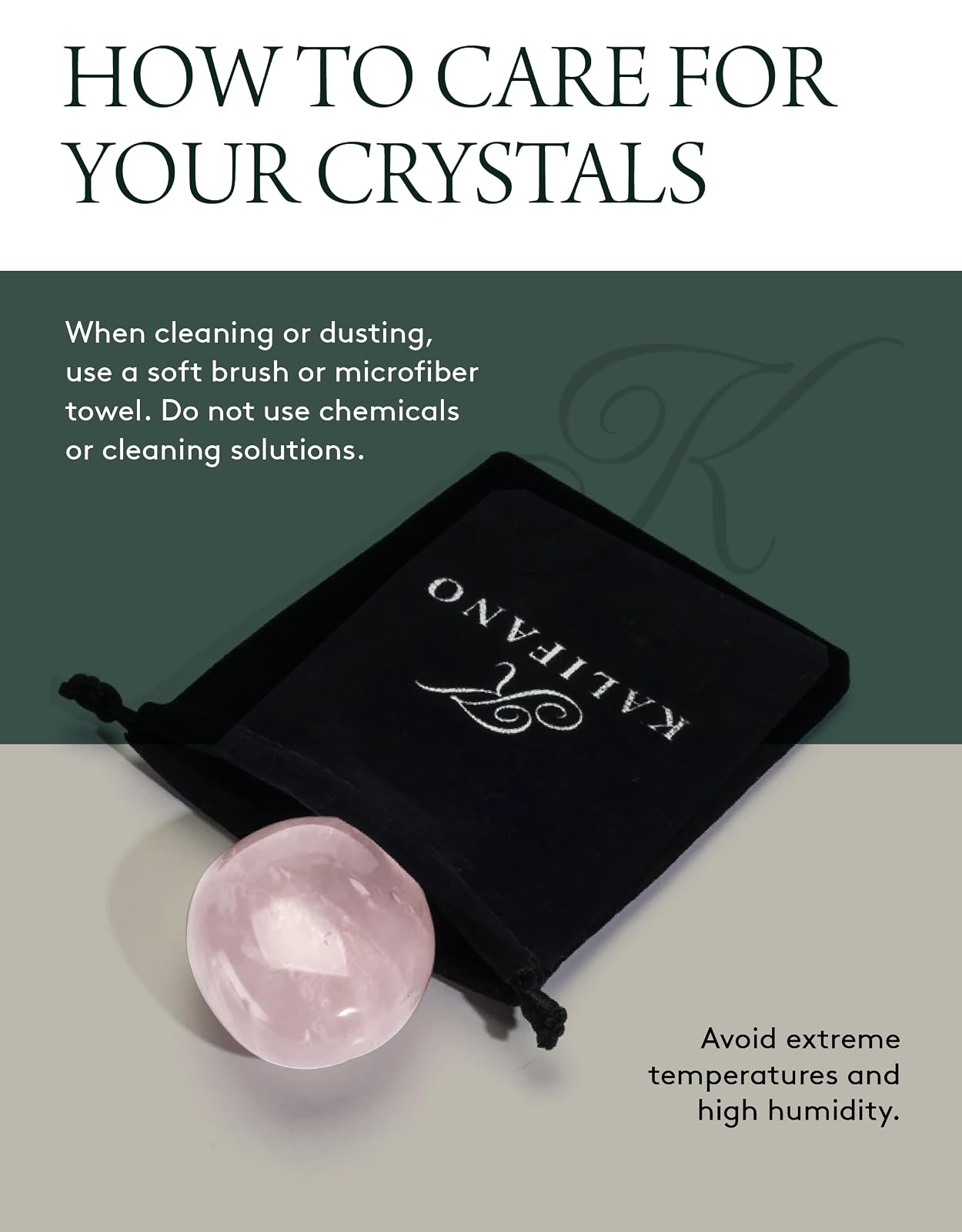 KALIFANO worry stone for meditation practice