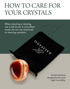 KALIFANO worry stone with information card