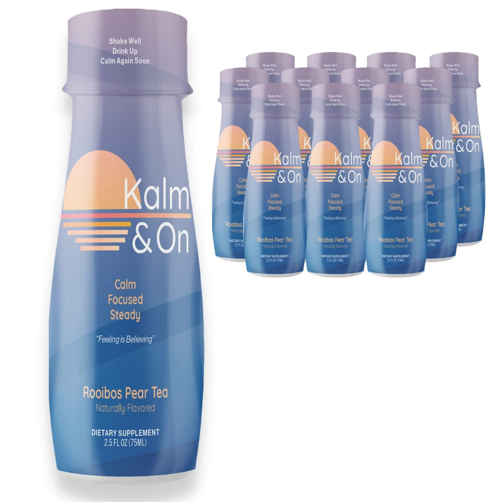 KALM & ON Rooibos Pear Tea shots