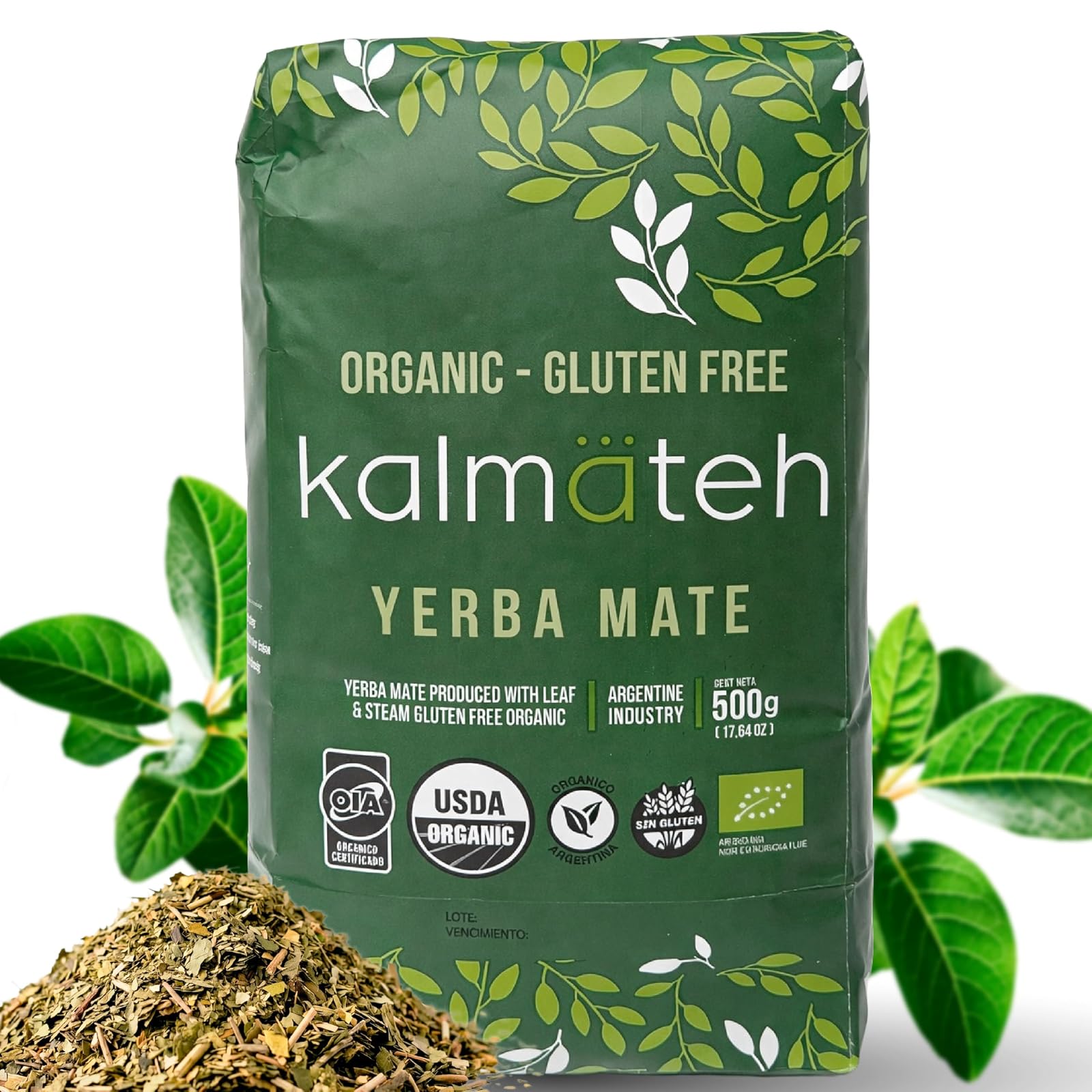 Kalmateh organic yerba mate tea