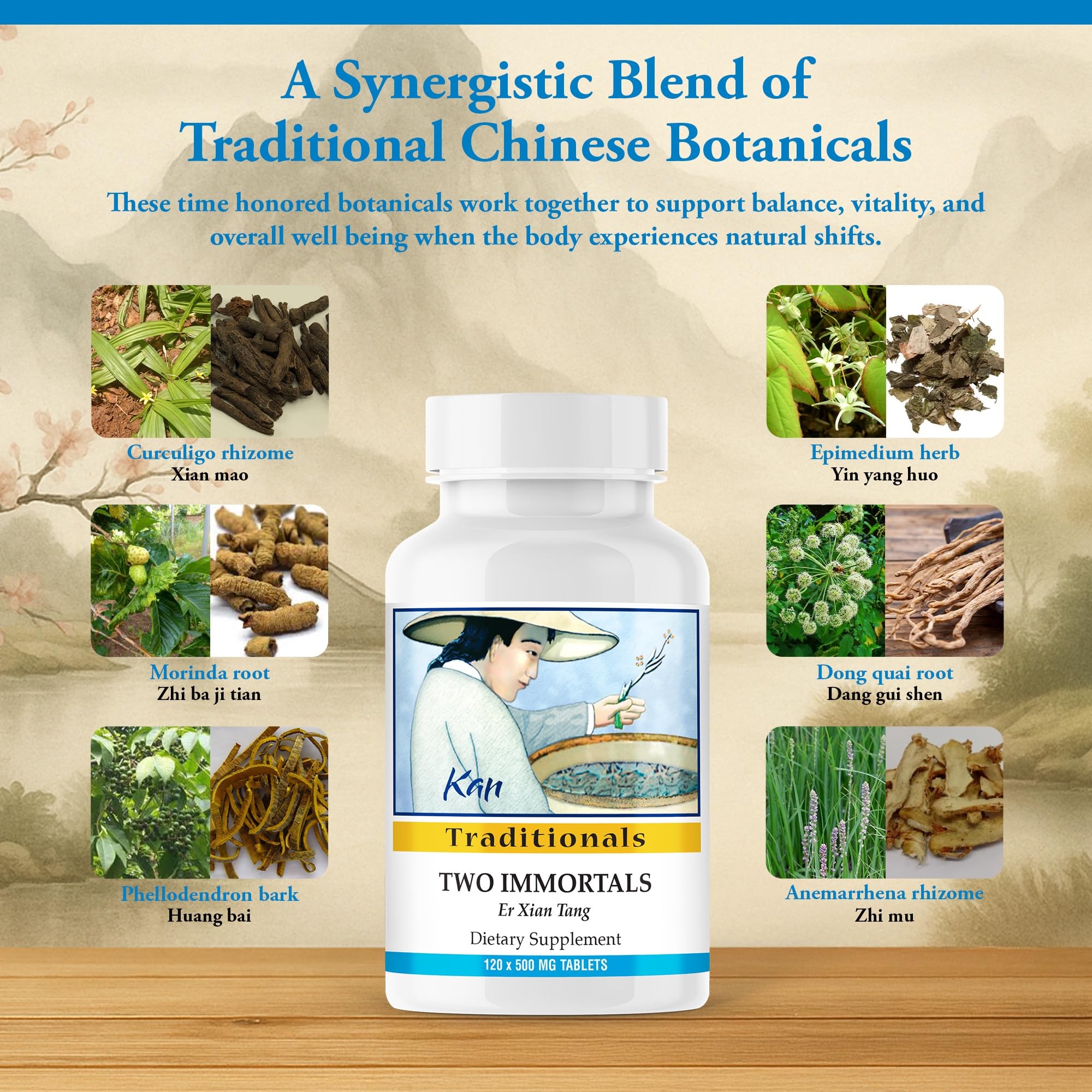 Kan Herbs emotional wellness tablets