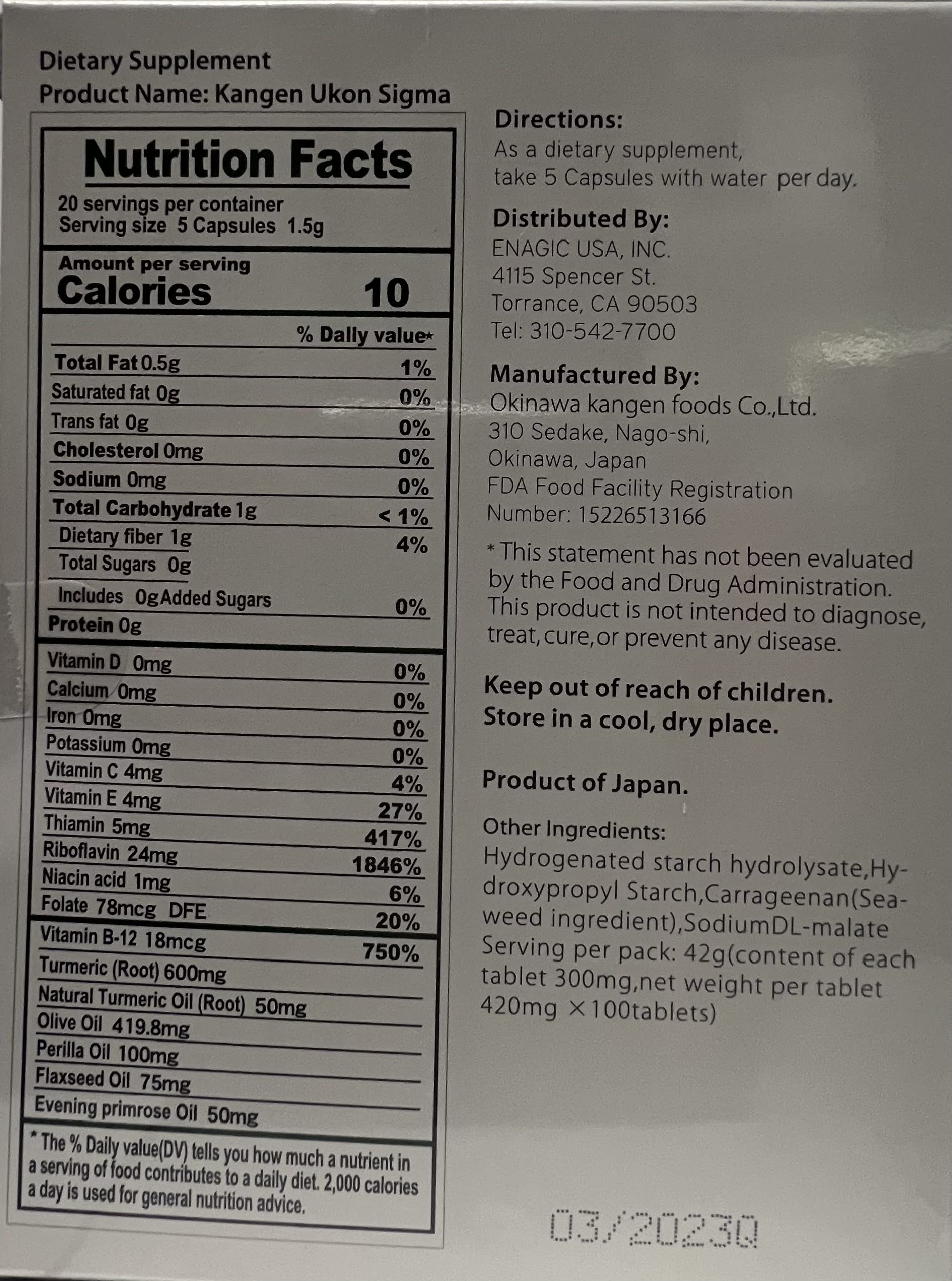 Kangen Ukon turmeric for daily health