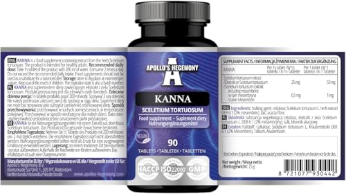 Kanna extract for mental clarity