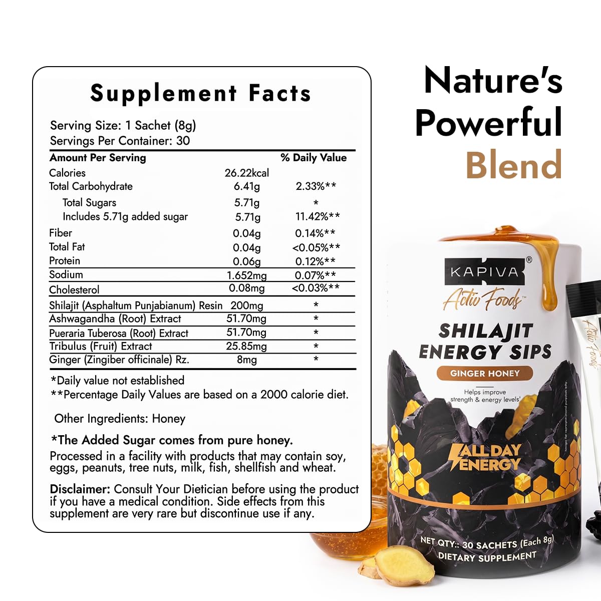 Kapiva shilajit honey sticks for men