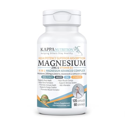 Kappa Nutrition magnesium capsules for relaxation