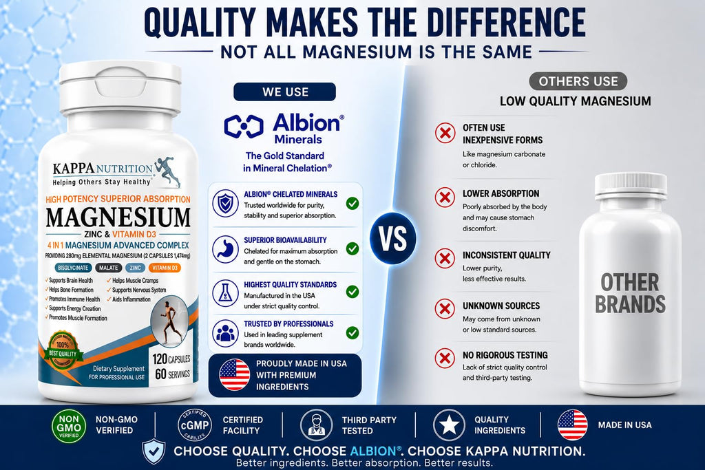 Kappa Nutrition magnesium for energy support