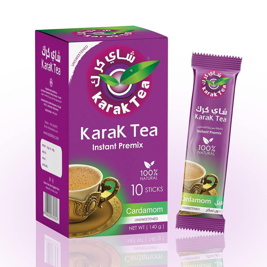 Karak tea unsweetened cardamom packs